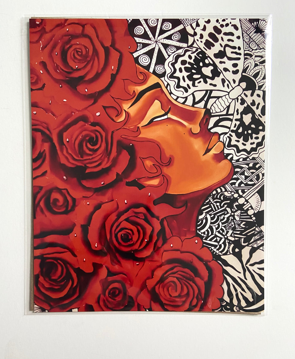 Sheila Fox - From a Rose Print – Revelry Boutique Gallery