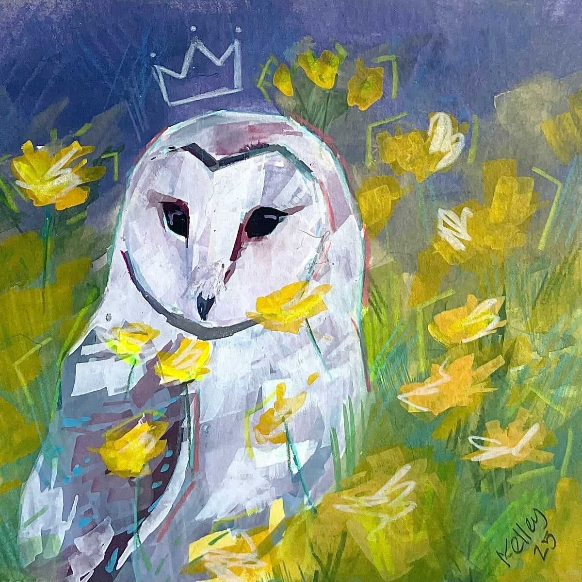 Kelley Luckett - Owl King – Revelry Boutique Gallery
